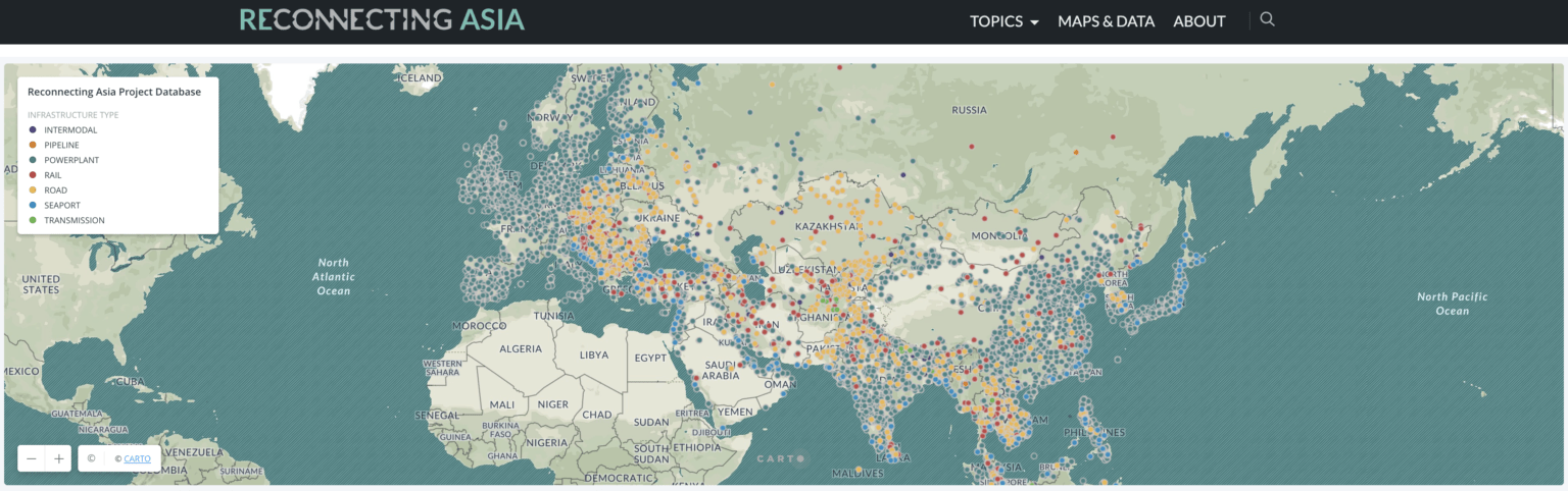A stunning map of China's Belt & Road Initiative Projects - William J ...