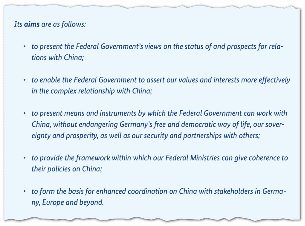 Germany’s New China Strategy: Ambitious Language, Ambiguous Course ...